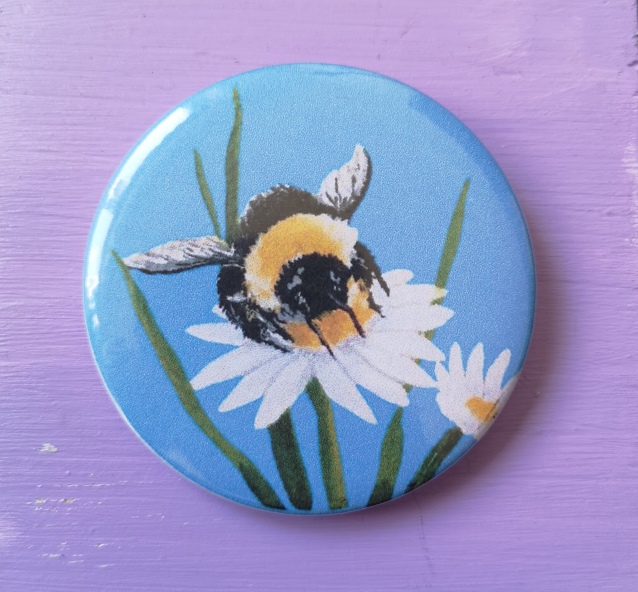 Bumble Badge – Fran Rawlings Art